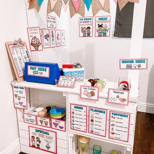 Ice Cream Parlor Dramatic Play Center / Pretend Play / Elementary ...