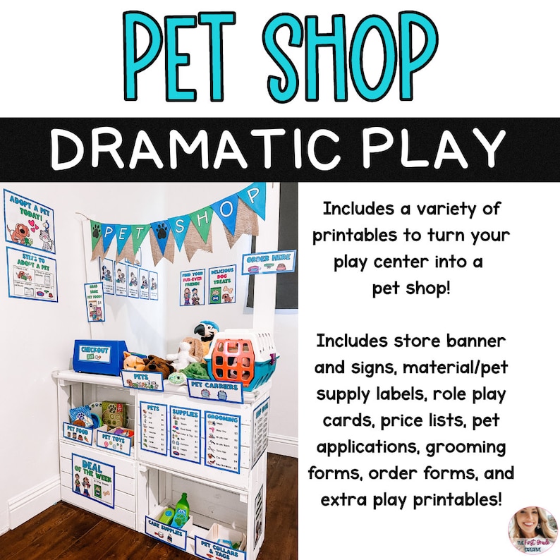 Pet Shop Dramatic Play Center / Pretend Play / Elementary School ...