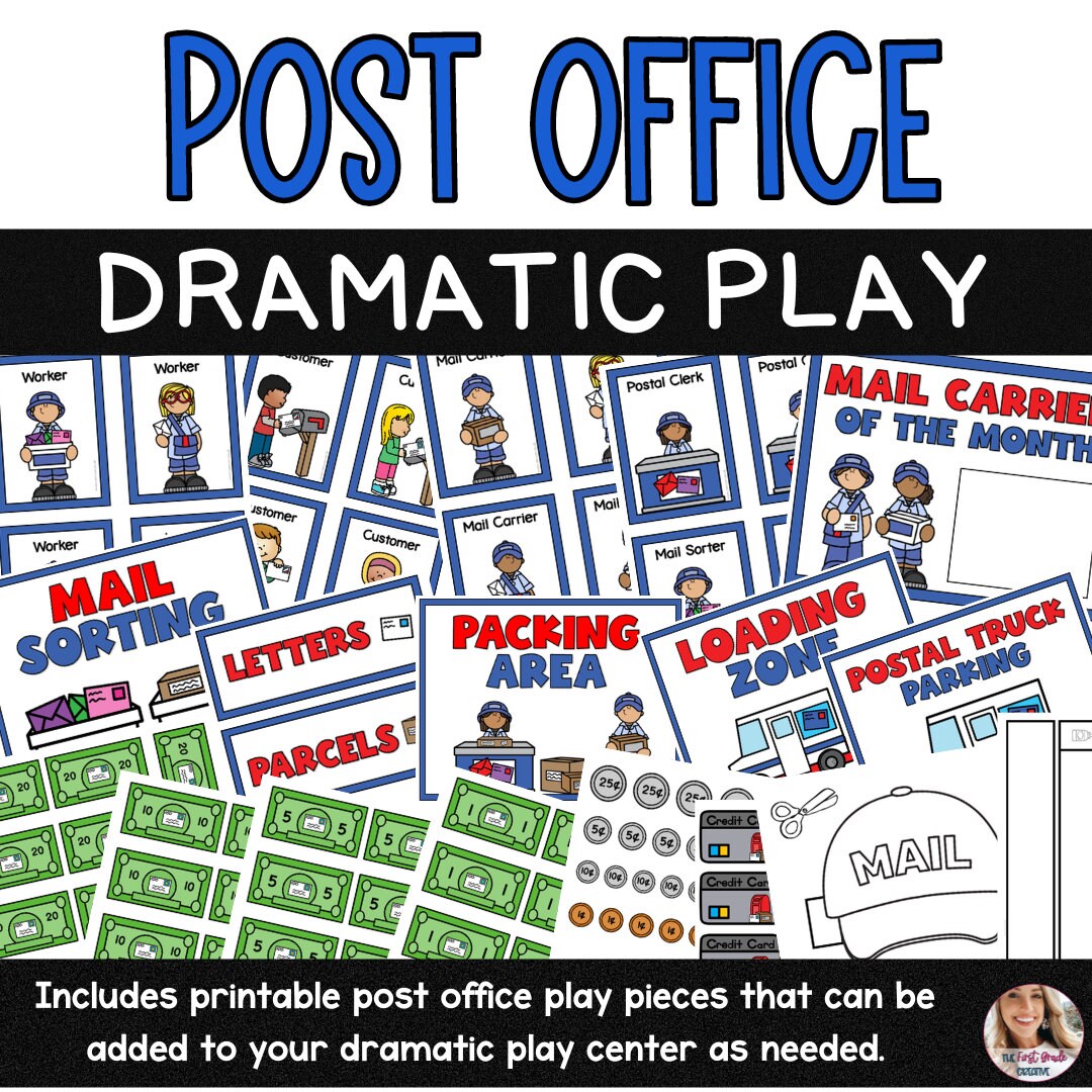 Post Office Dramatic Play Center / Pretend Play / Elementary School ...