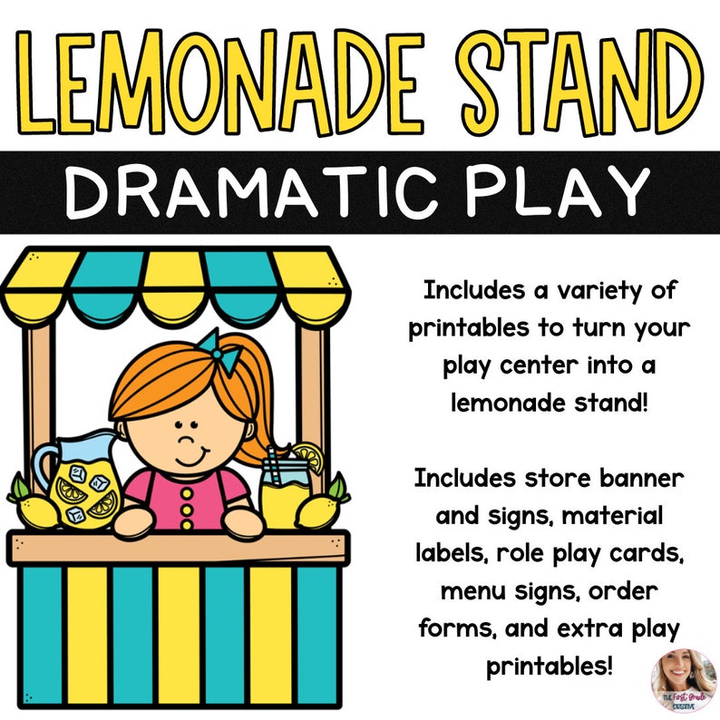 Lemonade Stand Dramatic Play Center / Pretend Play / Elementary School ...