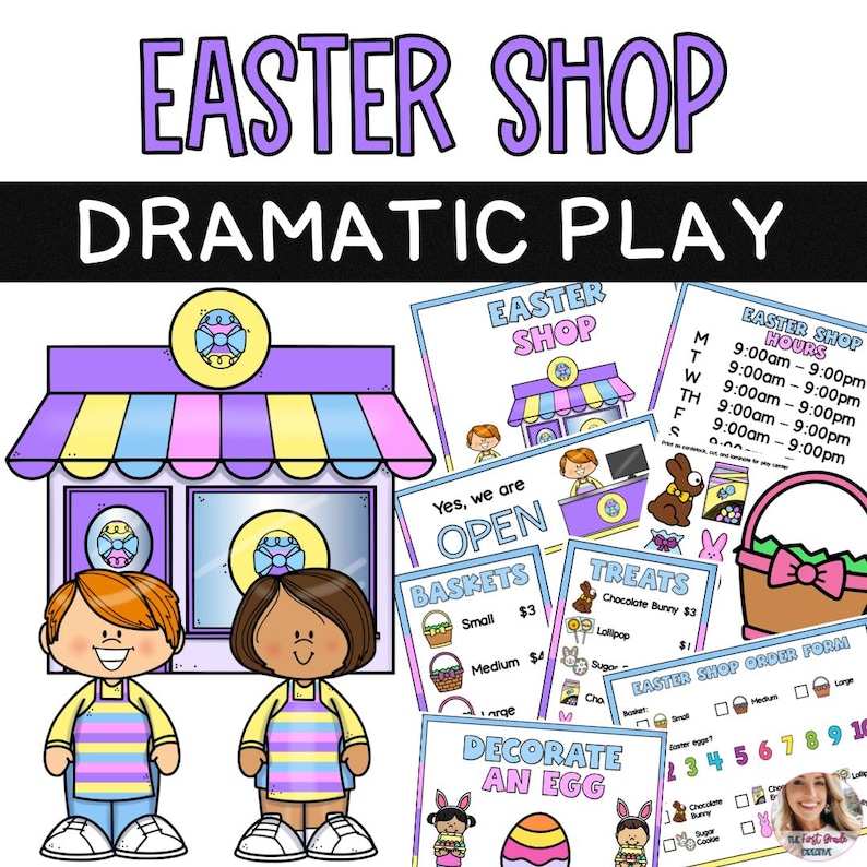 Easter Shop Dramatic Play Center / Pretend Play / Elementary School ...