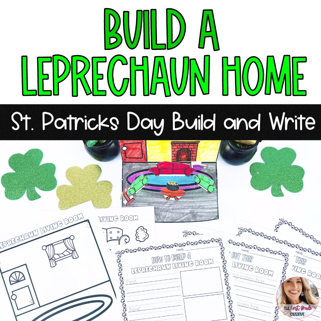 Leprechaun House Printable Activity for Kids / Leprechaun Trap ...