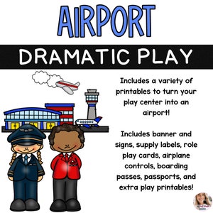 Airport Dramatic Play Center / Pretend Play / Elementary School ...