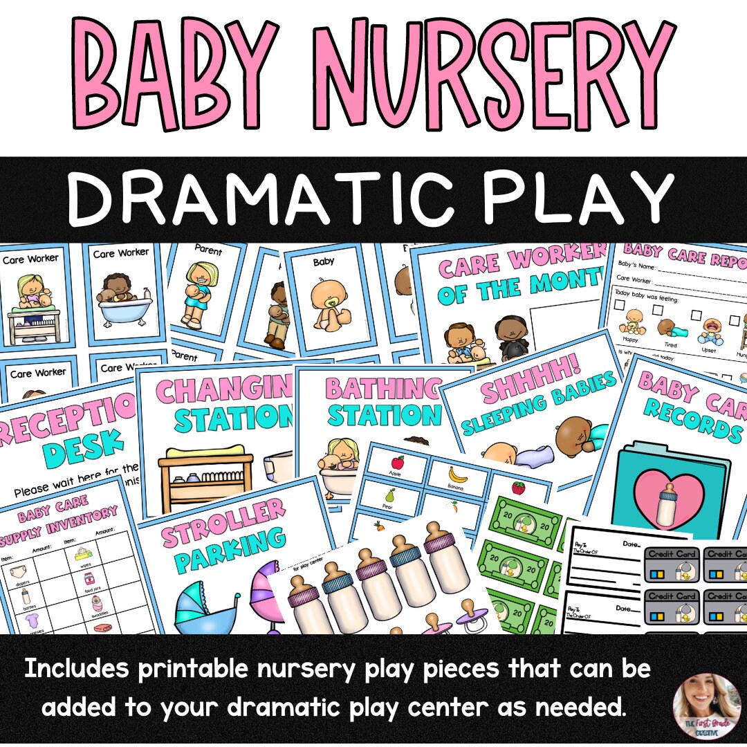 Baby Nursery Dramatic Play Center / Pretend Play / Elementary School ...