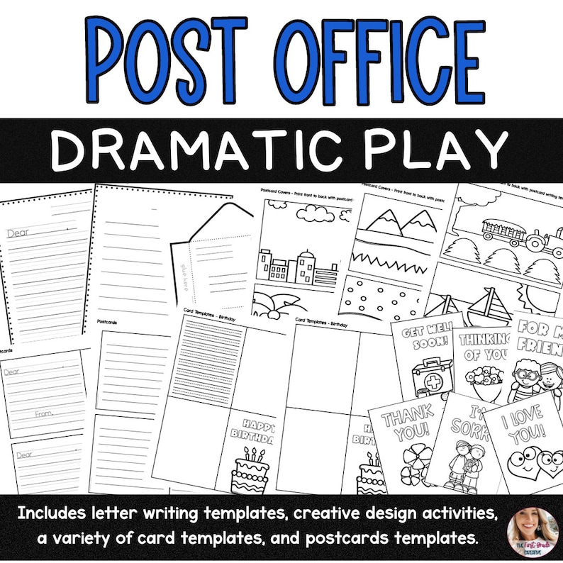 Post Office Dramatic Play Center / Pretend Play / Elementary School ...