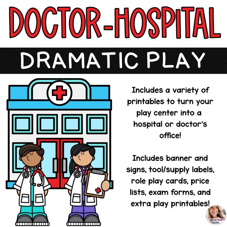 Doctor Hospital Dramatic Play Center / Pretend Play / Elementary School ...