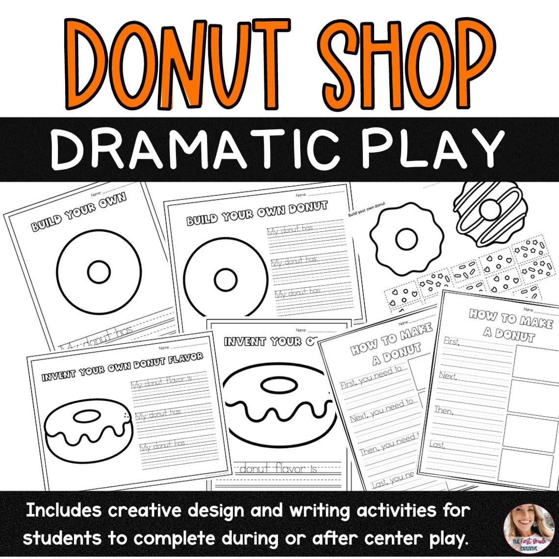 Donut Shop Dramatic Play Center / Pretend Play / Elementary School ...
