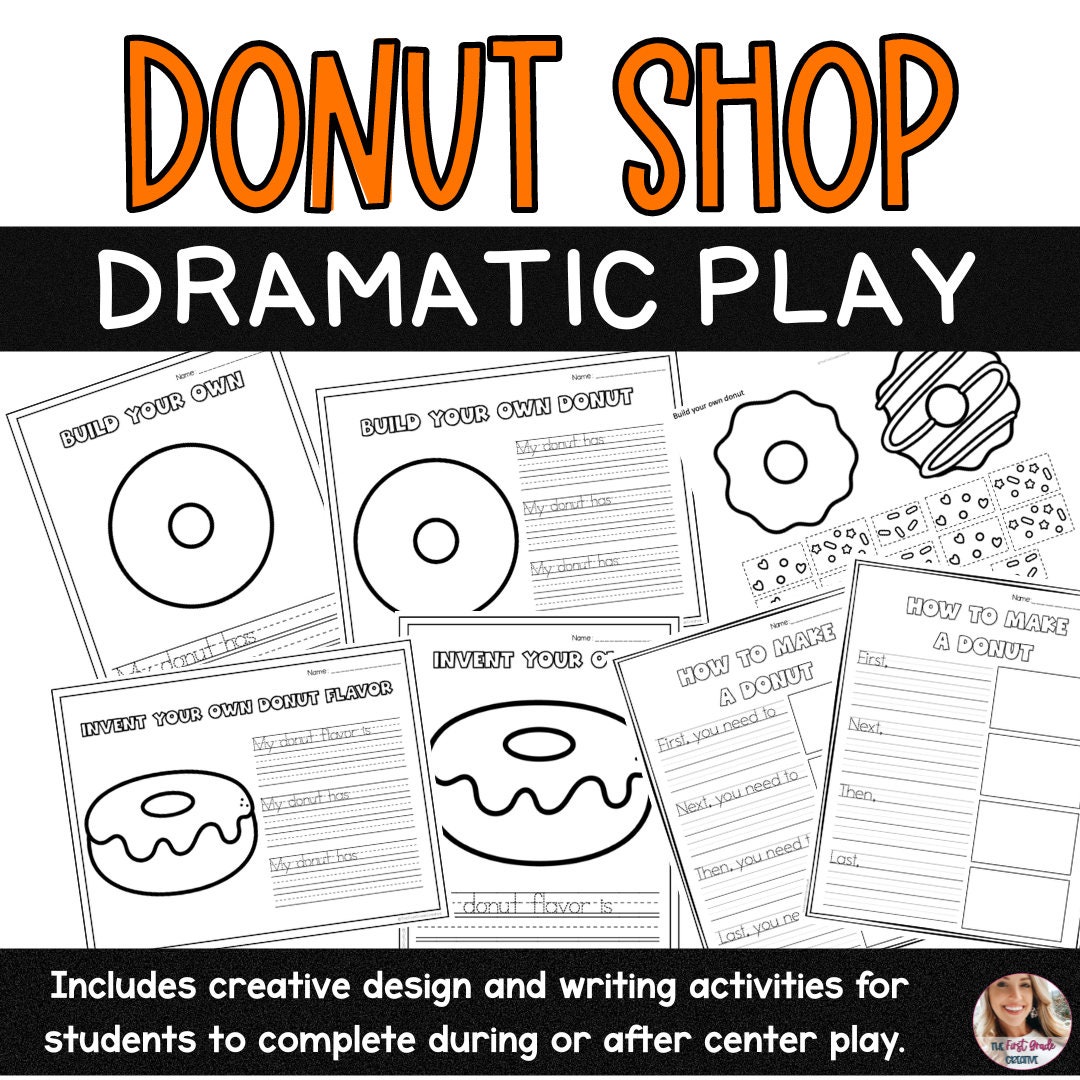 Donut Shop Dramatic Play Center / Pretend Play / Elementary School ...