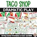 Taco Shop Dramatic Play Center / Pretend Play / Elementary - Etsy