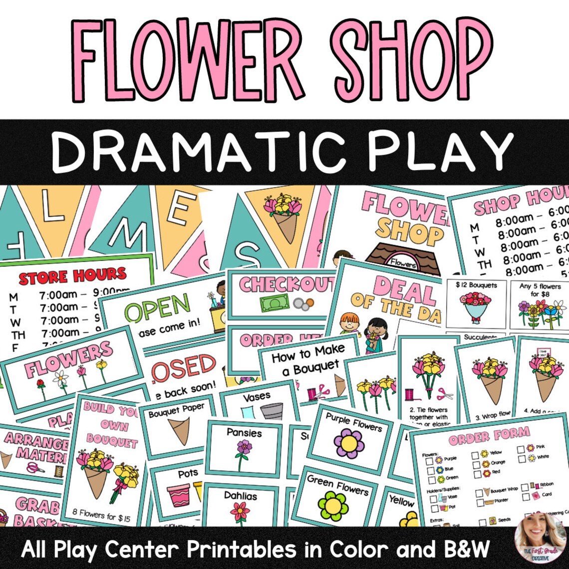 Flower Shop Dramatic Play Center / Pretend Play / Elementary - Etsy