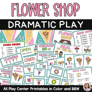 Flower Shop Dramatic Play Center / Pretend Play / Elementary School ...