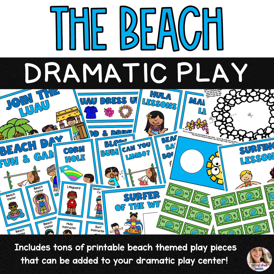 Beach Dramatic Play Center / Pretend Play / Elementary School ...