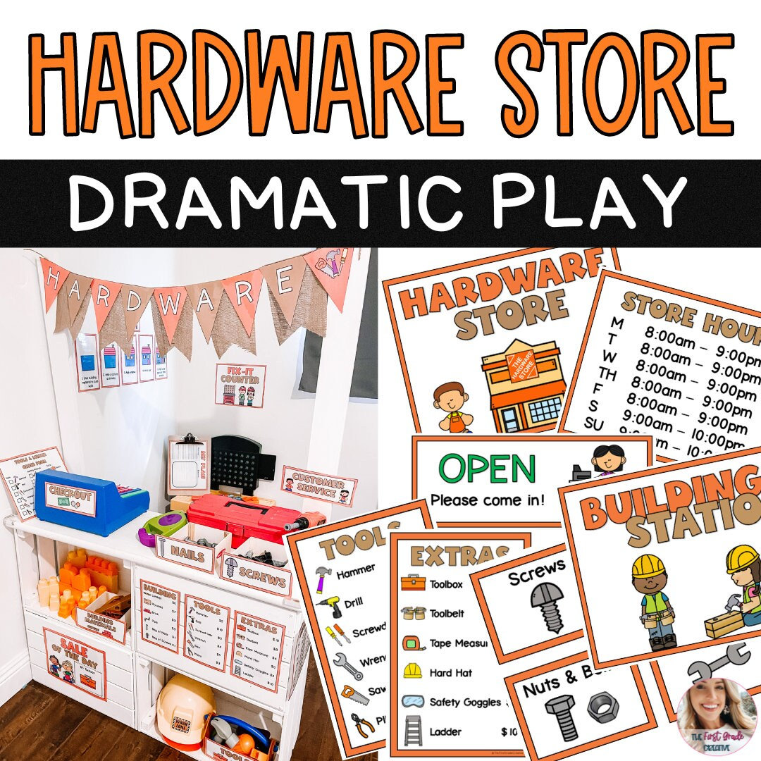Hardware Store Dramatic Play Center / Pretend Play / Elementary School ...
