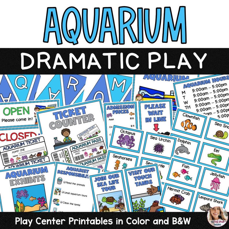 Aquarium Dramatic Play Center / Safari Park Pretend Play / Elementary ...