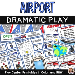 Airport Dramatic Play Center / Pretend Play / Elementary School ...