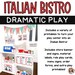 Italian Restaurant Dramatic Play Center / Italian Bistro / Pretend Play ...