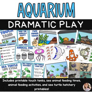 Aquarium Dramatic Play Center / Safari Park Pretend Play / Elementary ...