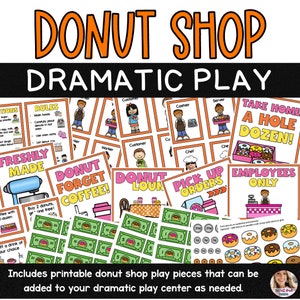 Donut Shop Dramatic Play Center / Pretend Play / Elementary School ...