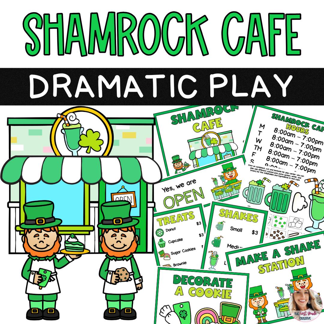 Shamrock Shake Shop Dramatic Play Center / Pretend Play / Elementary ...