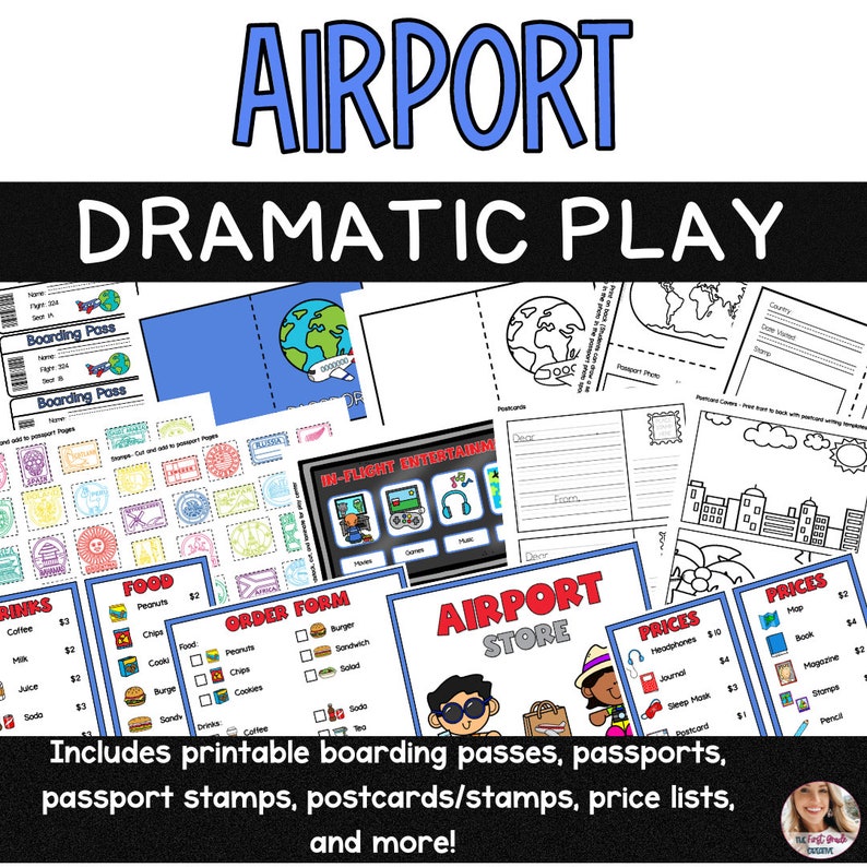 Airport Dramatic Play Center / Pretend Play / Elementary School ...