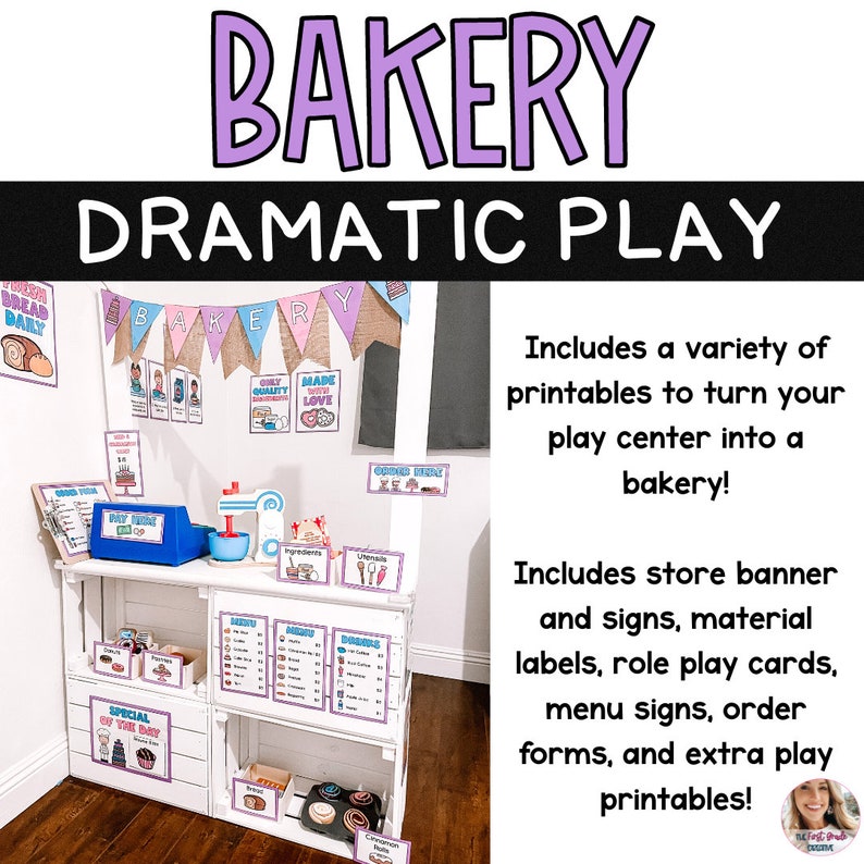 Bakery Dramatic Play Center / Pretend Play / Elementary School ...