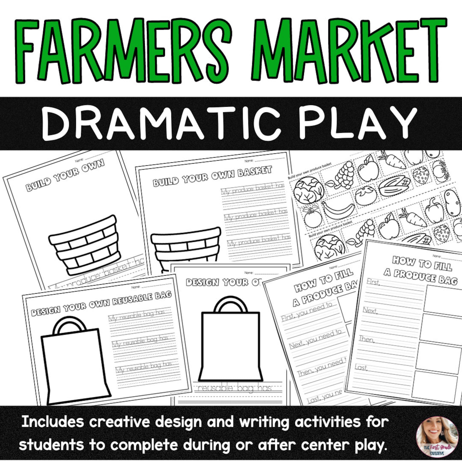 Farmers Market Dramatic Play Center / Pretend Play / Elementary School ...