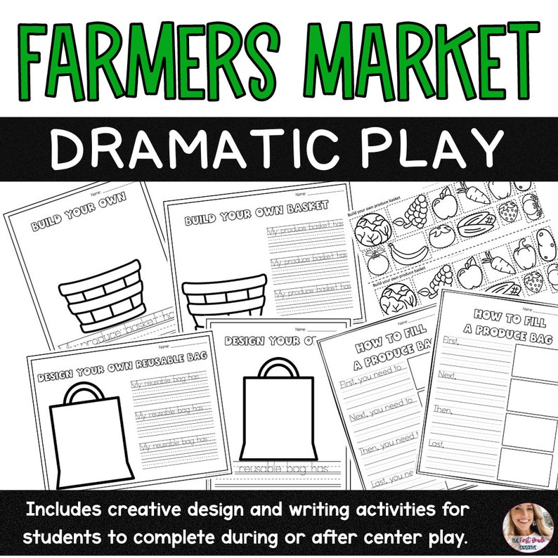 Farmers Market Dramatic Play Center / Pretend Play / Elementary School ...