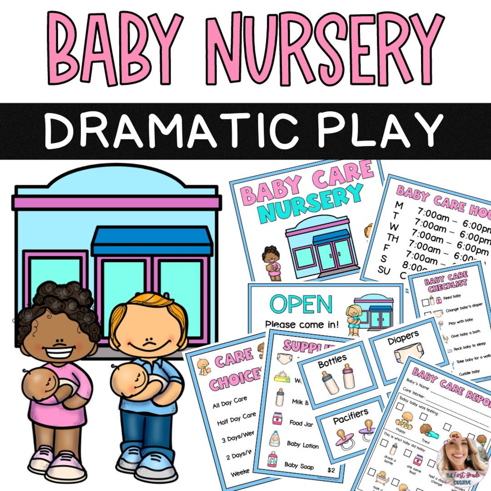 Baby Nursery Dramatic Play Center / Pretend Play / Elementary School ...