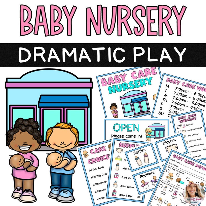 Baby Nursery Dramatic Play Center / Pretend Play / Elementary School ...