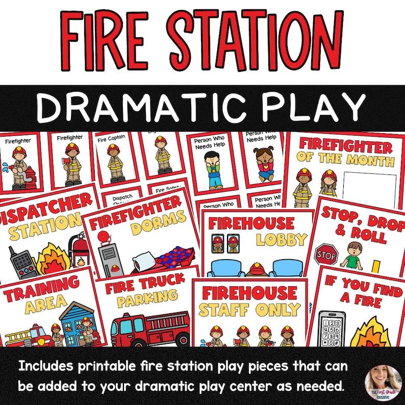 Fire Station Dramatic Play Center / Pretend Play / Elementary School ...