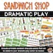 Sandwich Shop Dramatic Play Center / Pretend Play / Elementary School ...