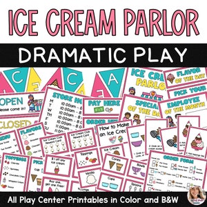 Ice Cream Parlor Dramatic Play Center / Pretend Play / Elementary ...