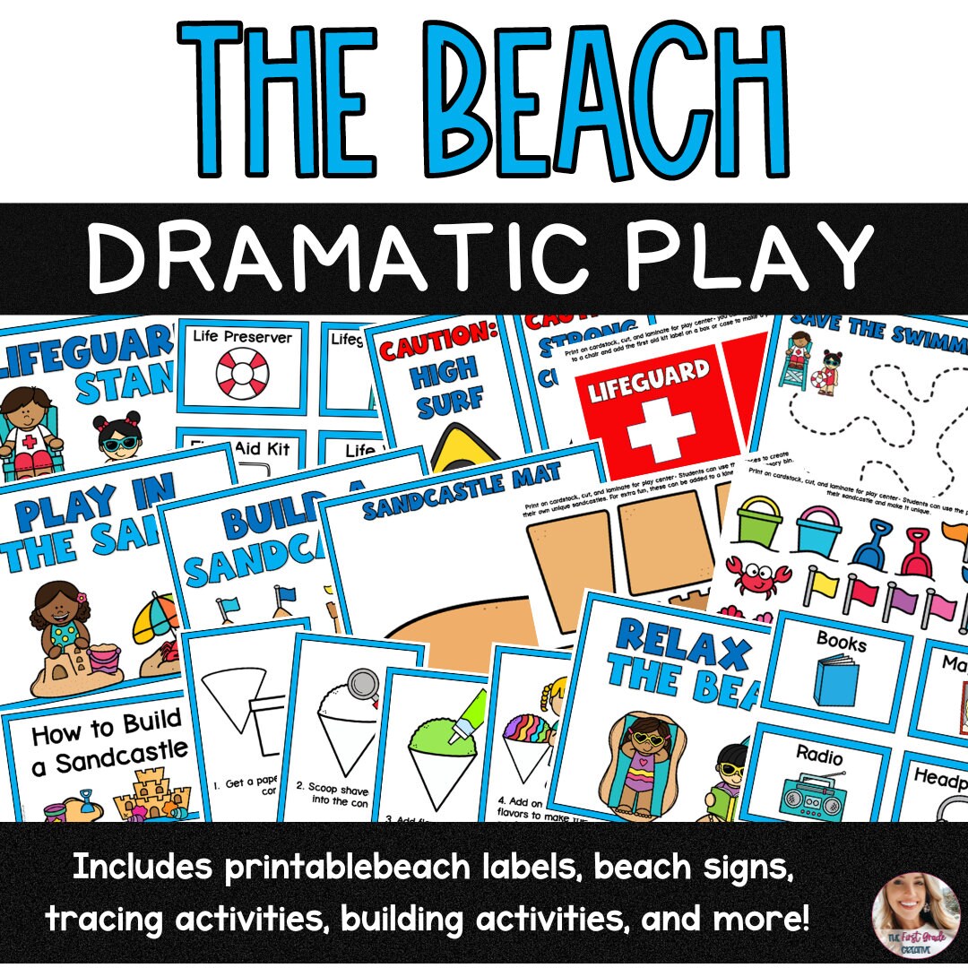Beach Dramatic Play Center / Pretend Play / Elementary School ...