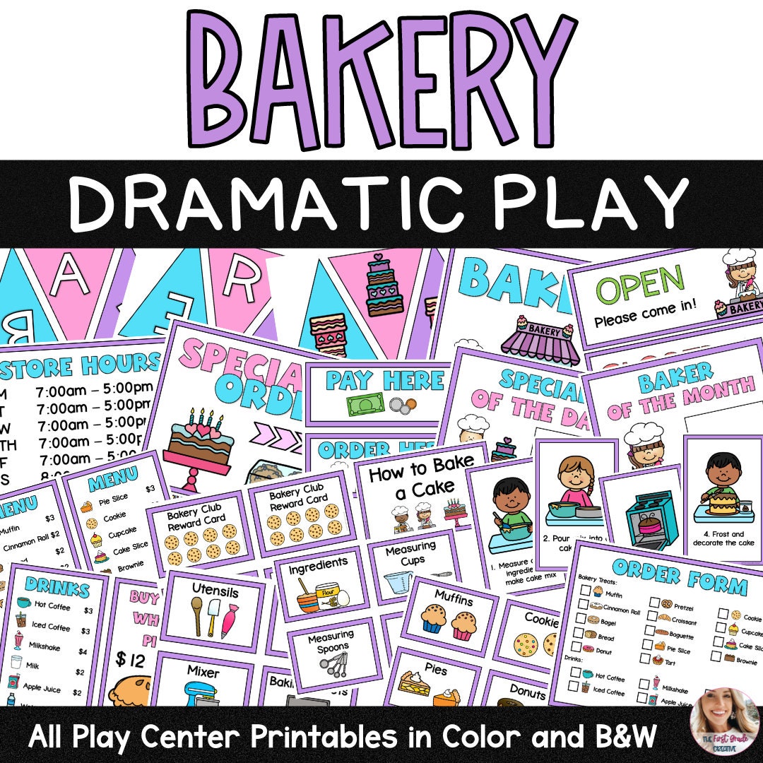 Bakery Dramatic Play Center / Pretend Play / Elementary School ...