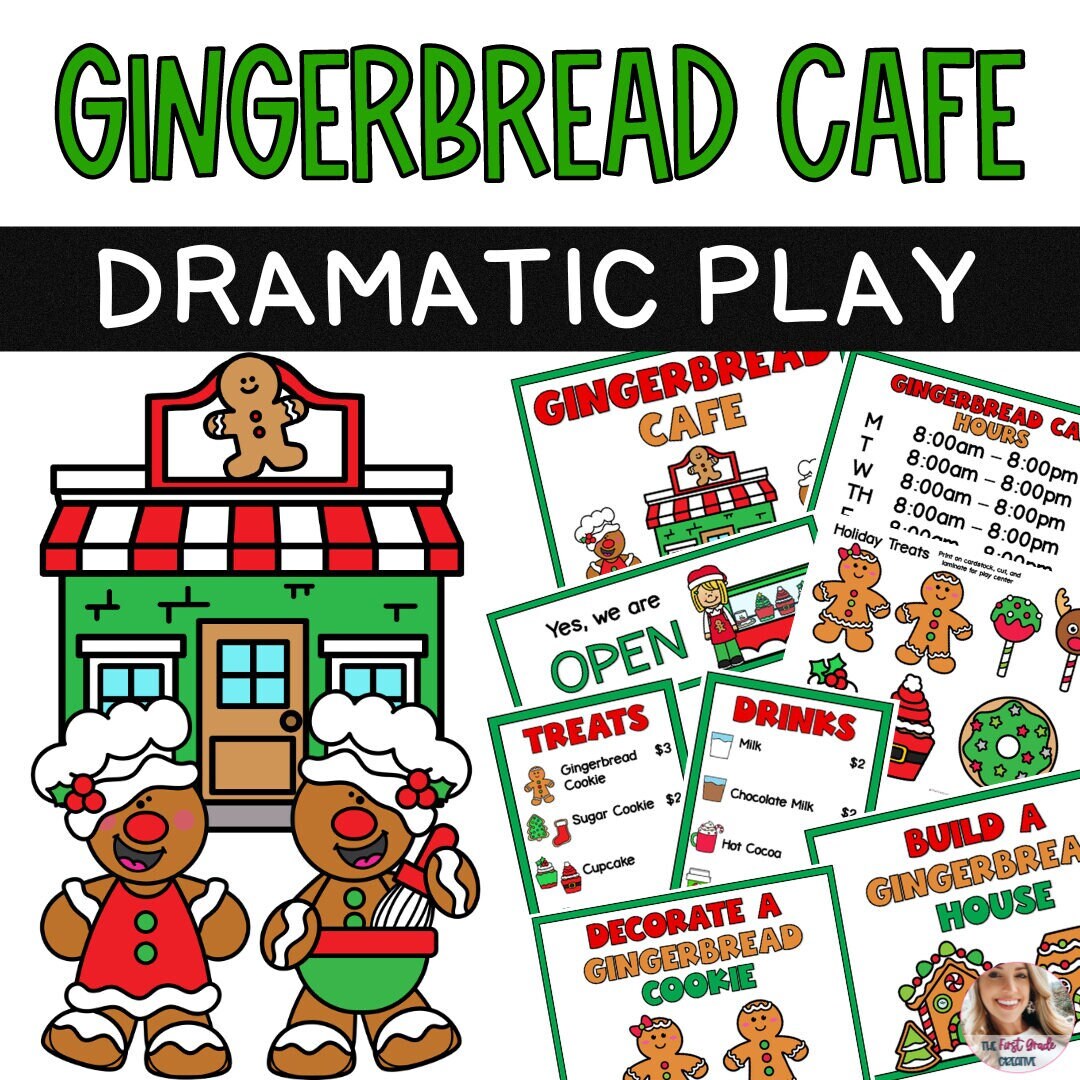 Gingerbread Cafe Dramatic Play Center / Pretend Play / Elementary ...