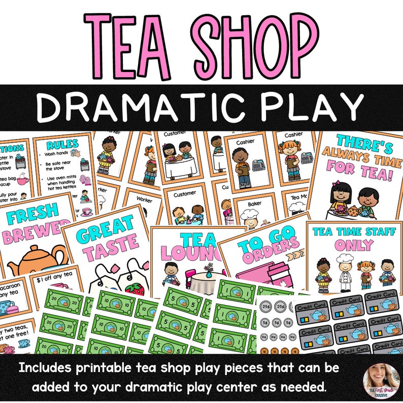 Tea Shop Dramatic Play Center / Pretend Play / Elementary School ...