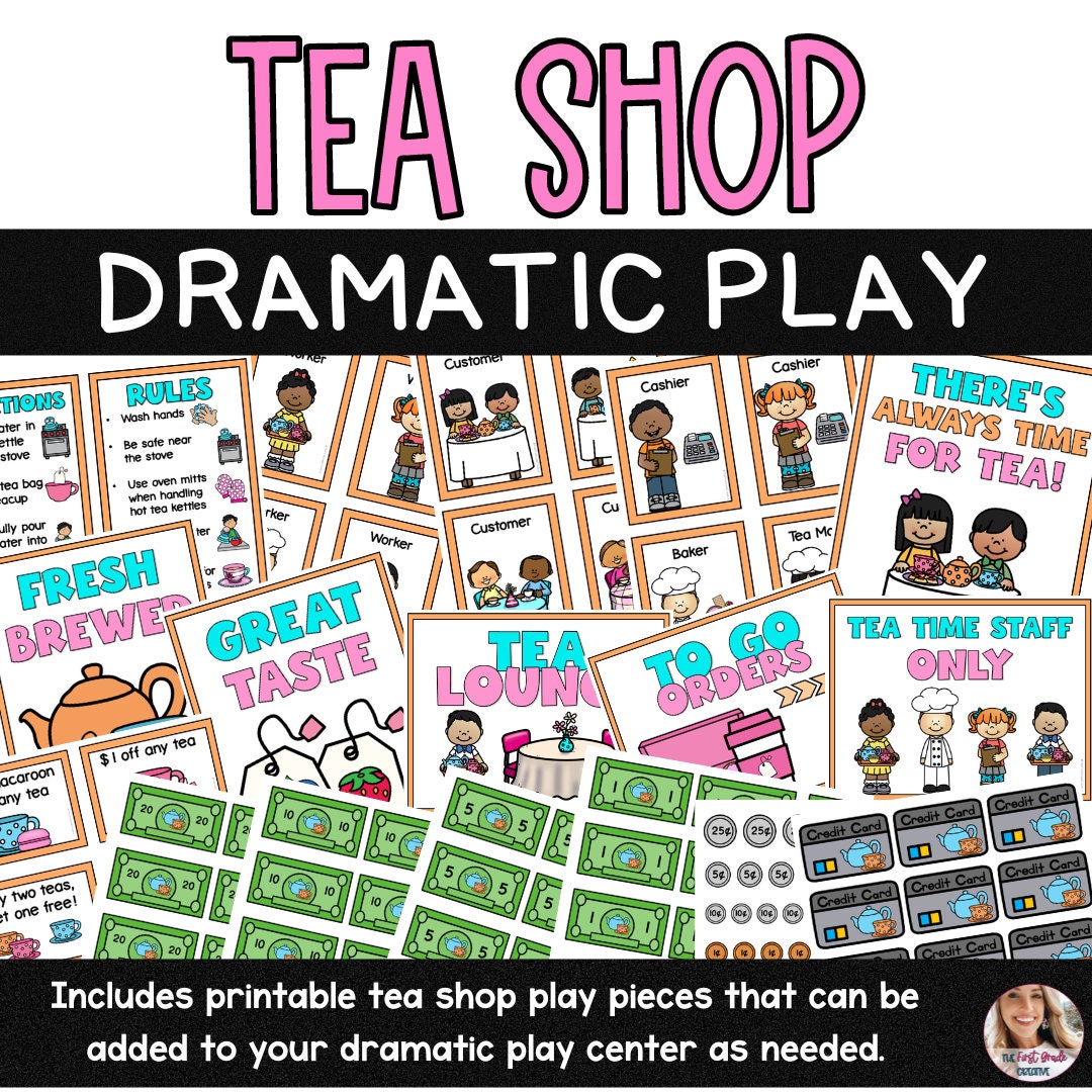 Tea Shop Dramatic Play Center / Pretend Play / Elementary School ...