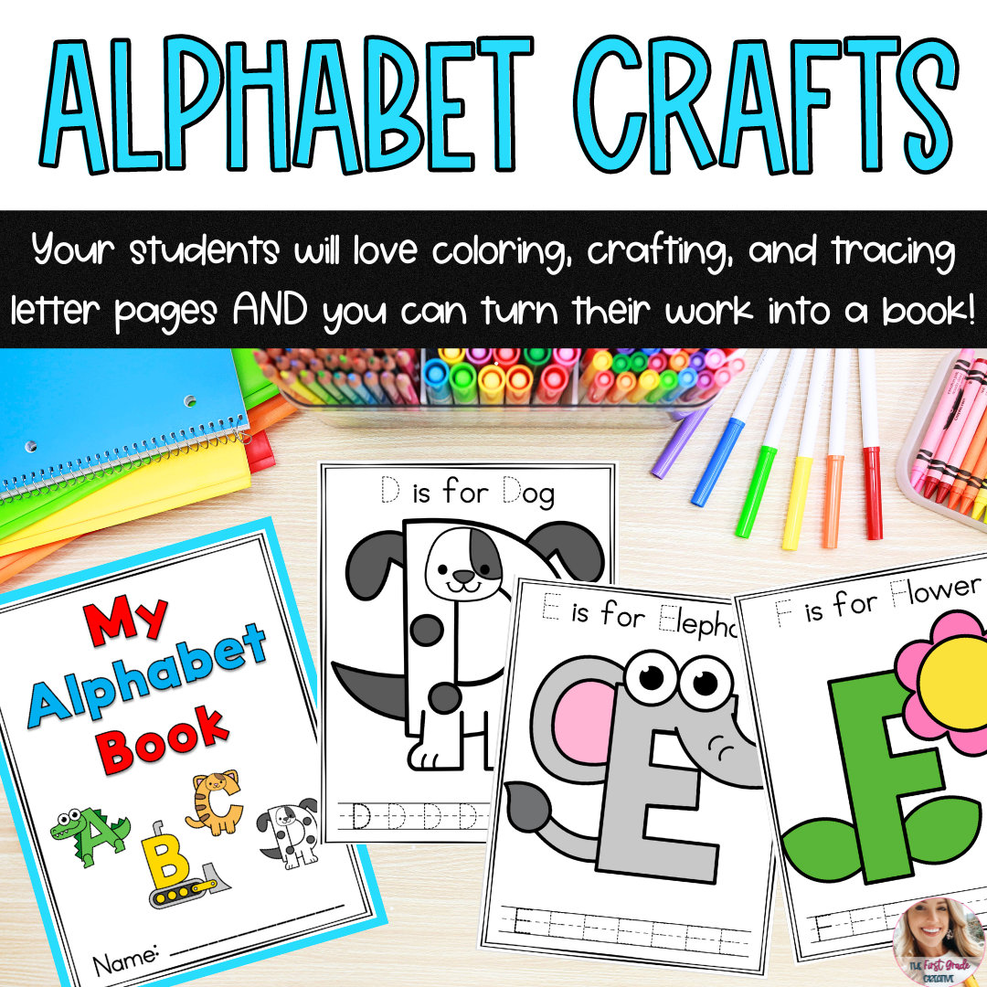 Uppercase Alphabet Crafts | Easy Prep Letter Crafts | Phonics ...