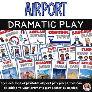 Airport Dramatic Play Center / Pretend Play / Elementary School ...