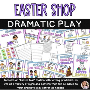Easter Shop Dramatic Play Center / Pretend Play / Elementary School ...