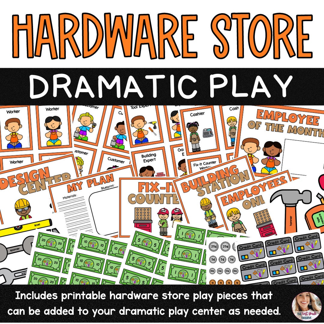 Hardware Store Dramatic Play Center / Pretend Play / Elementary School ...
