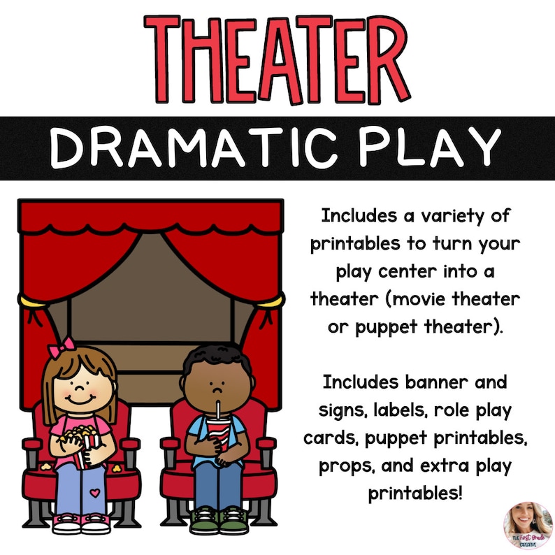 Theater Dramatic Play Center: Puppet Show Printables (digital Download ...
