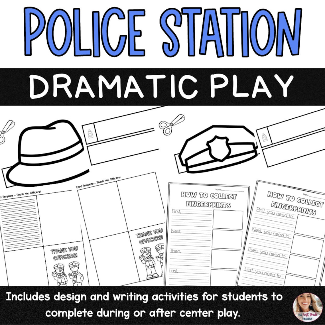 Police Station Dramatic Play Center / Pretend Play / Elementary School ...