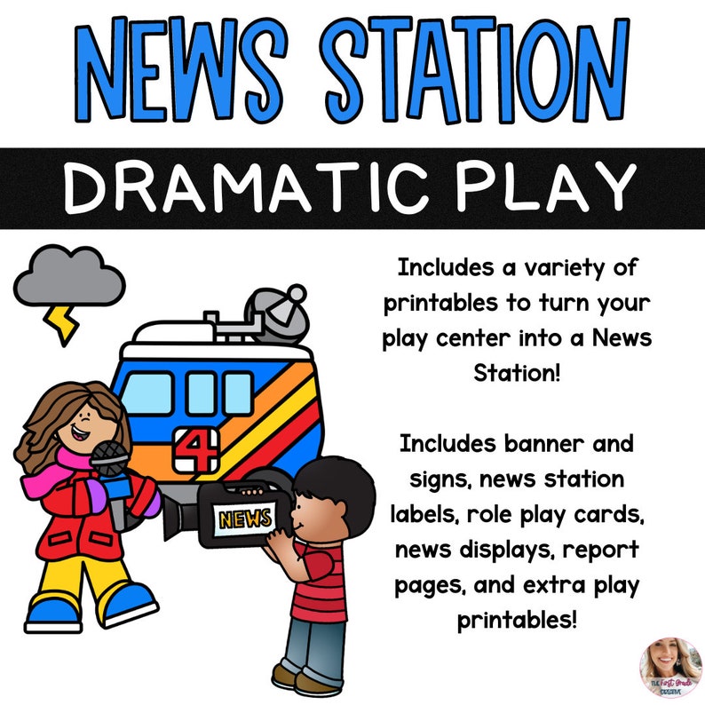 News Station Dramatic Play Center / Pretend Play / Elementary School ...