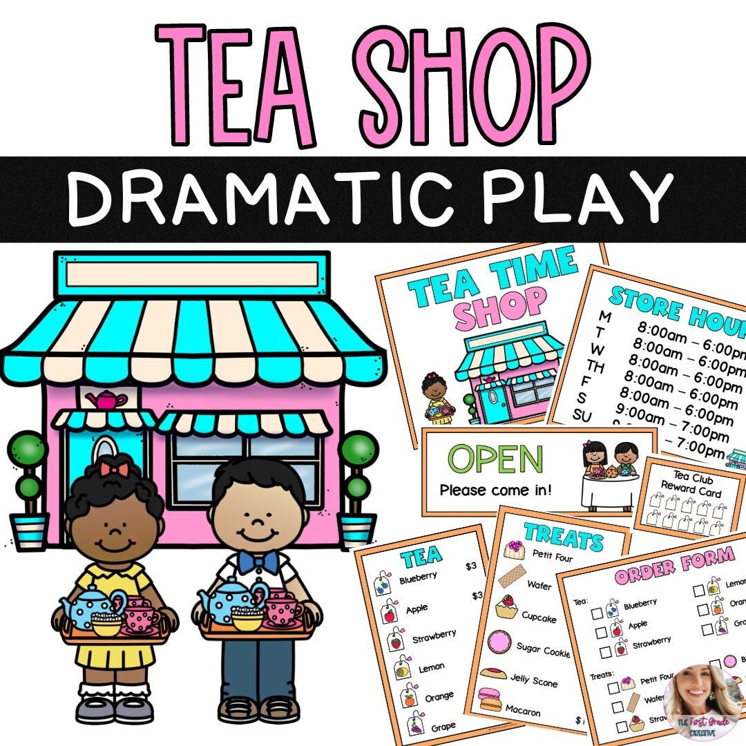 Tea Shop Dramatic Play Center / Pretend Play / Elementary School ...
