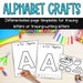Uppercase Alphabet Crafts | Easy Prep Letter Crafts | Phonics ...
