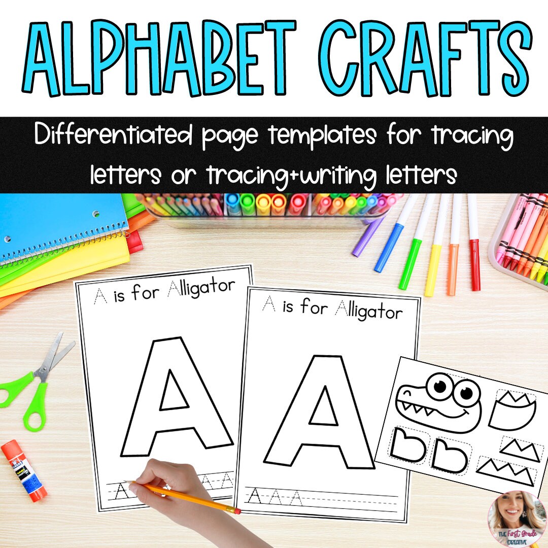 Uppercase Alphabet Crafts | Easy Prep Letter Crafts | Phonics ...