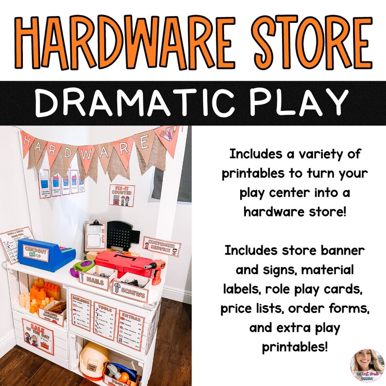 Hardware Store Dramatic Play Center / Pretend Play / Elementary School ...