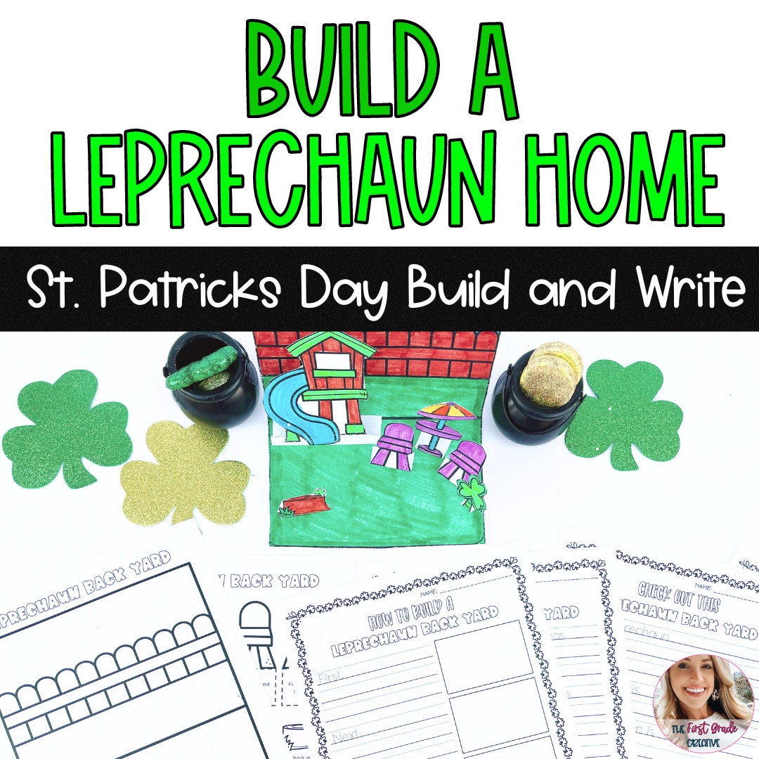 Leprechaun House Printable Activity for Kids / Leprechaun Trap ...