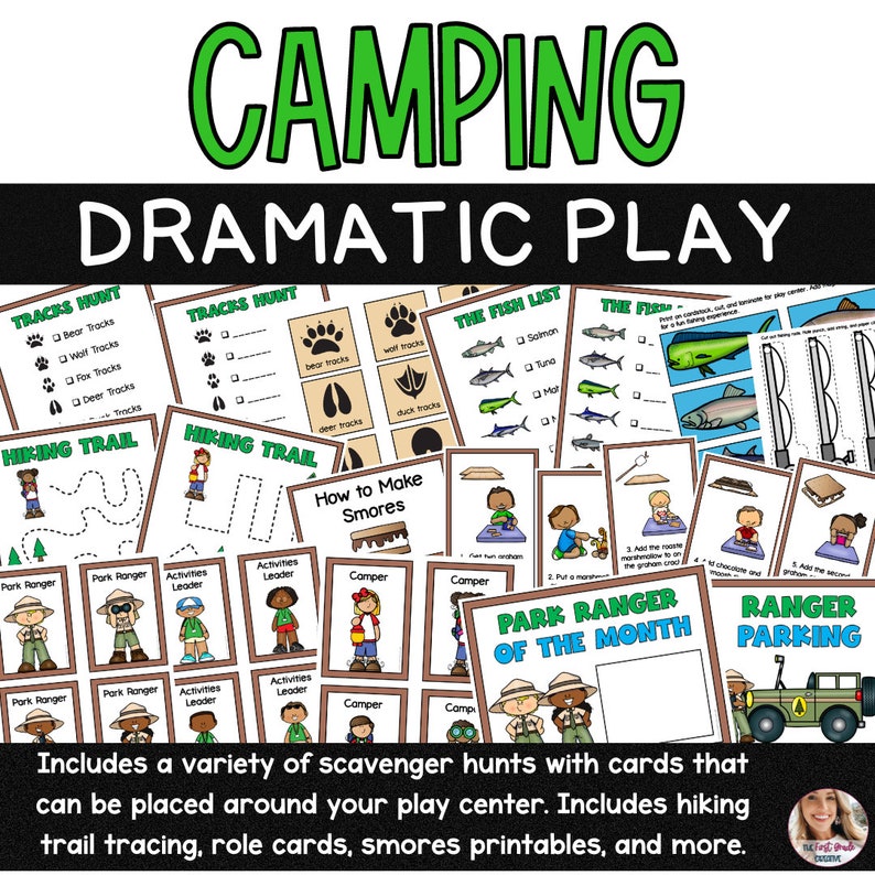 Camping Dramatic Play Center / Campground Pretend Play / Elementary ...